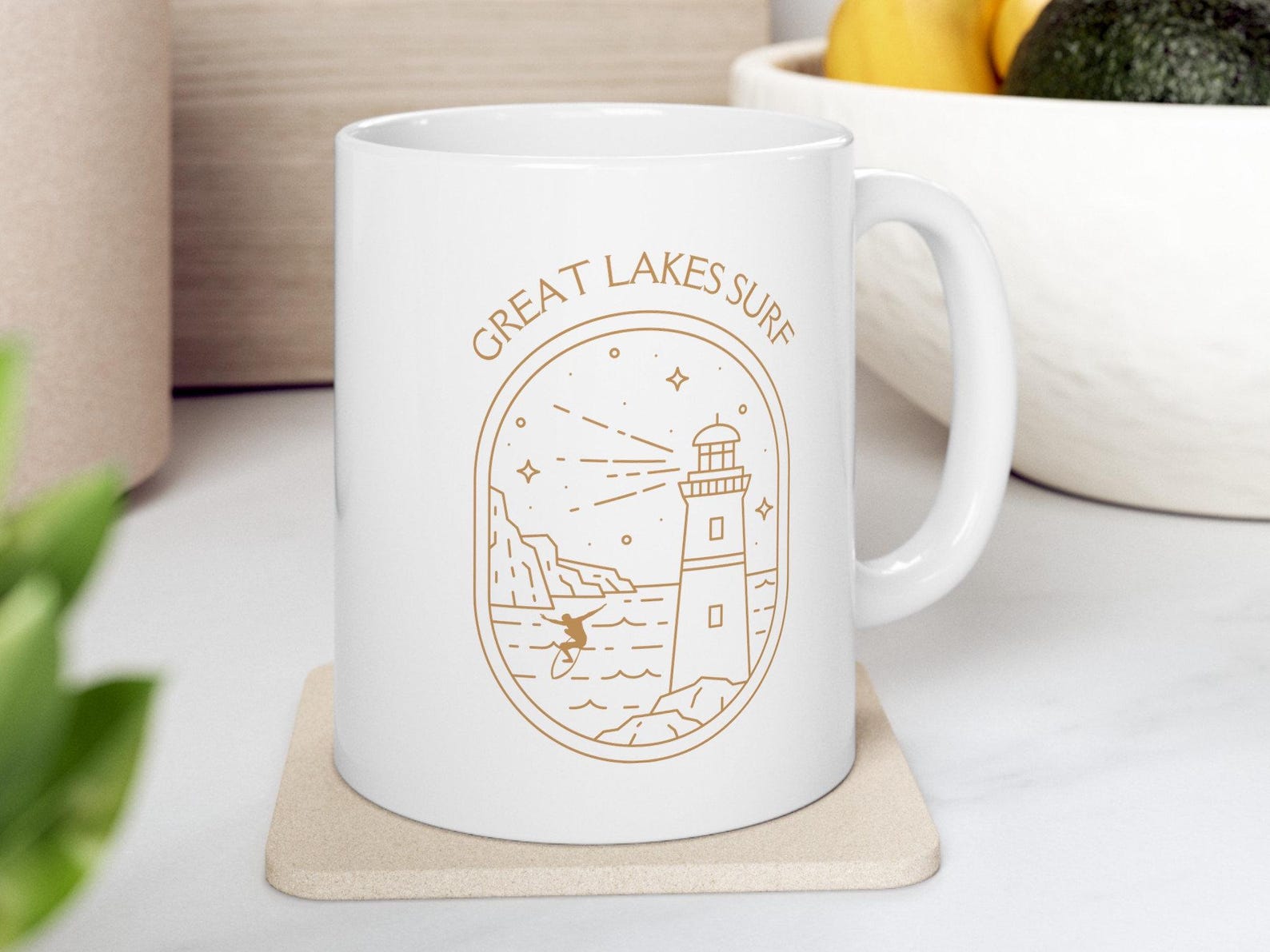 Great Lakes Surf Gift for Adventure Gift for Water Sports Gift for Lake ...