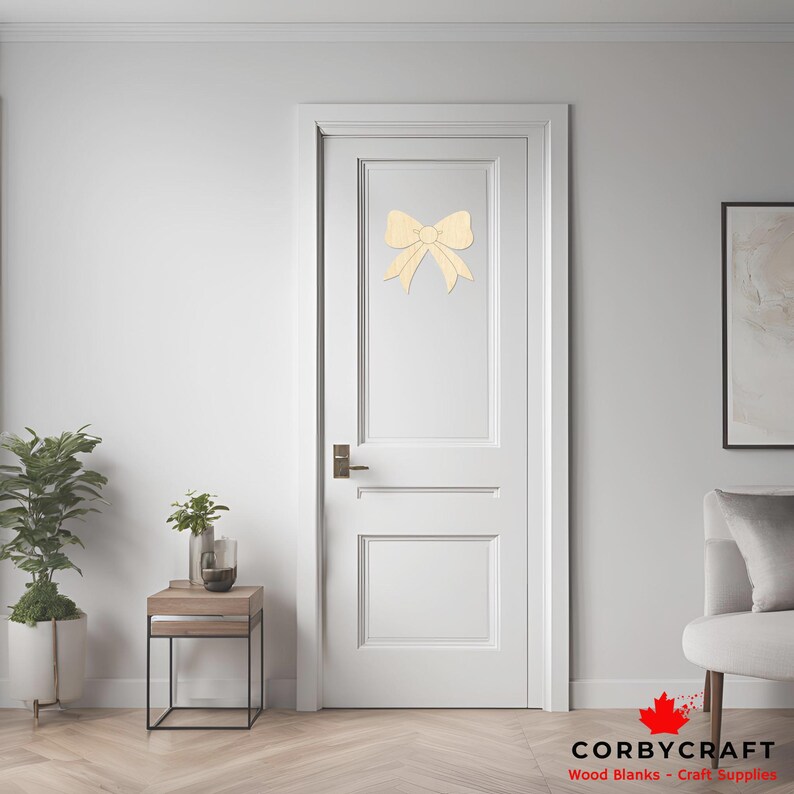 Lazos navideños de madera en blanco para manualidades / Madera ...