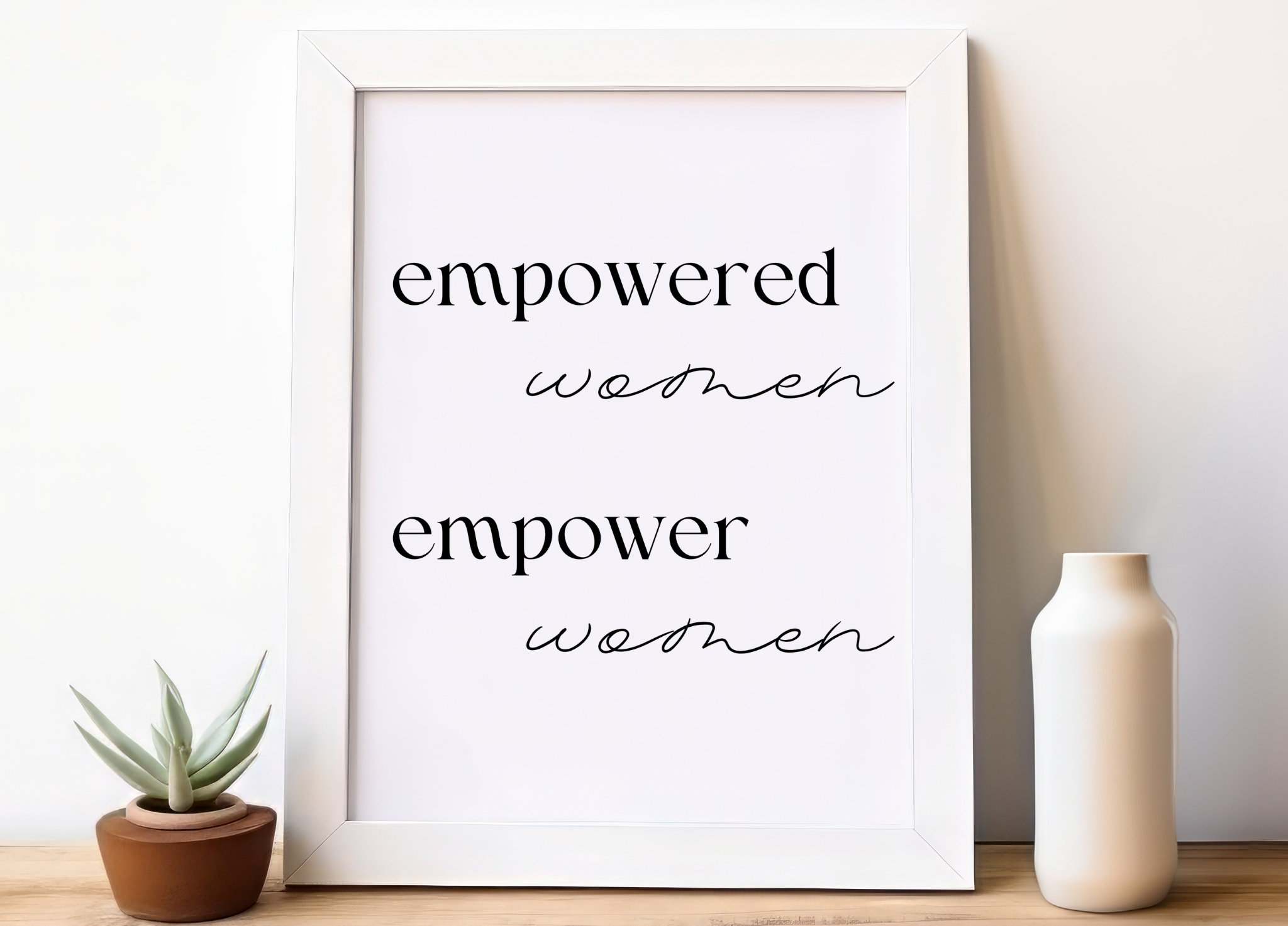 Empowered Women Empower Women Printable, Girl Boss Wall Art, Boss Babe ...