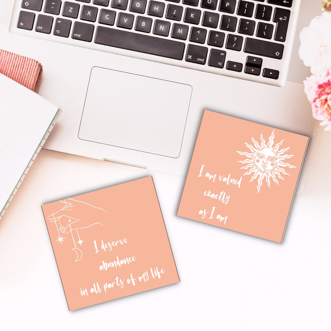 Printable Positive Affirmation Cards, Self-care Kit (digital Download ...