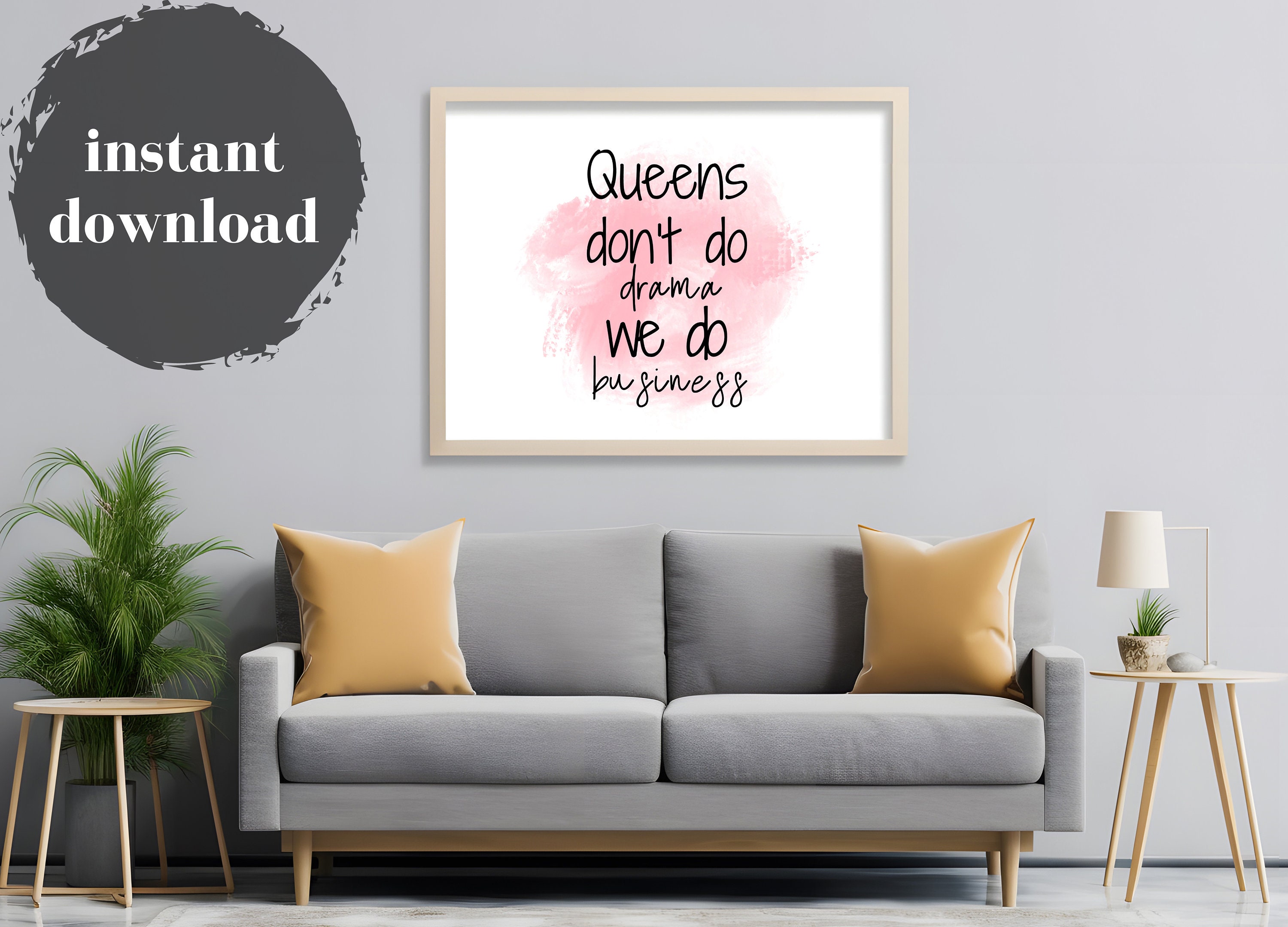 Printable Girl Boss Wall Art, Girl Boss Wall Decor, Boss Babe Print ...