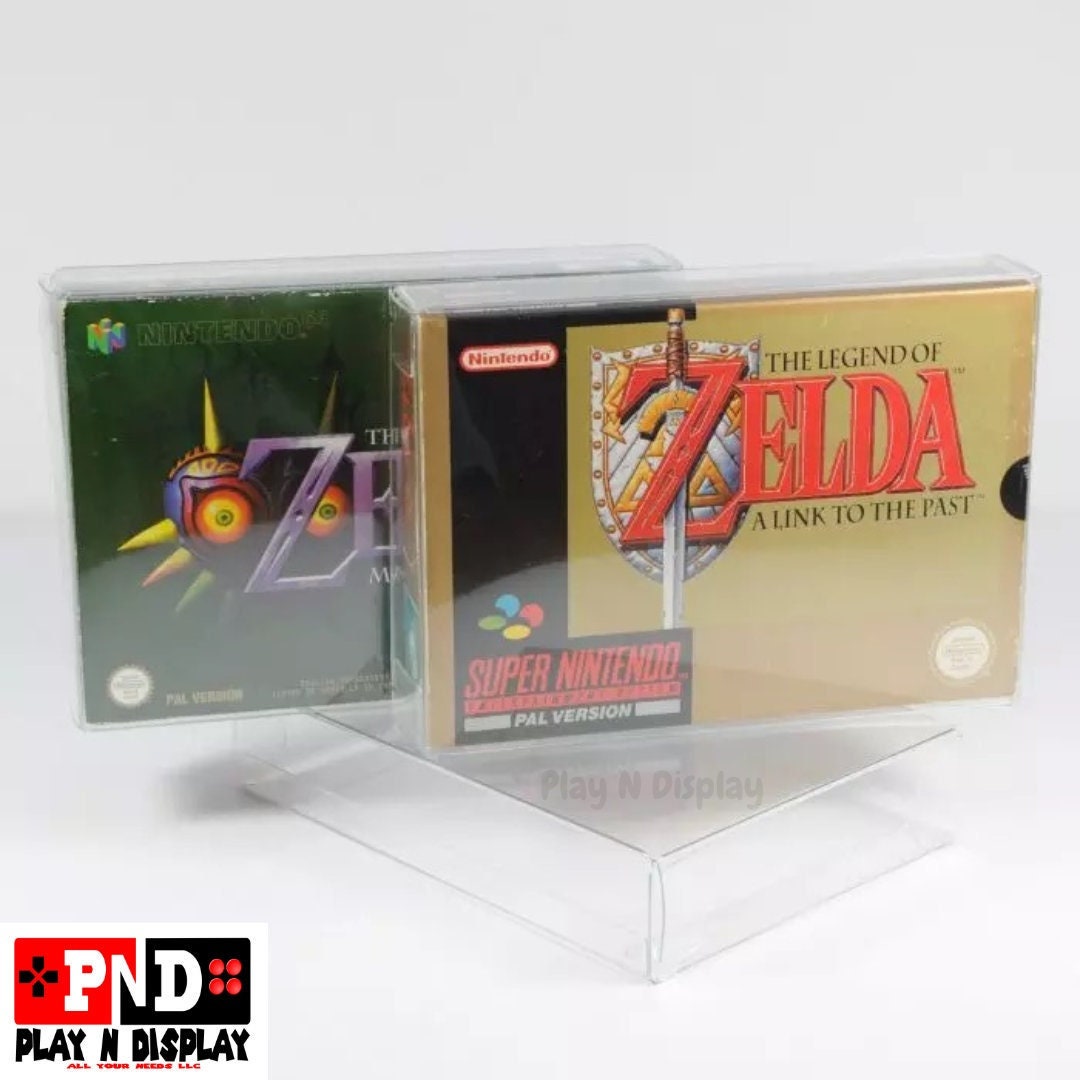 SNES N64 Super Nintendo 64 Box Atari Jaguar Protectors Clear Case ...