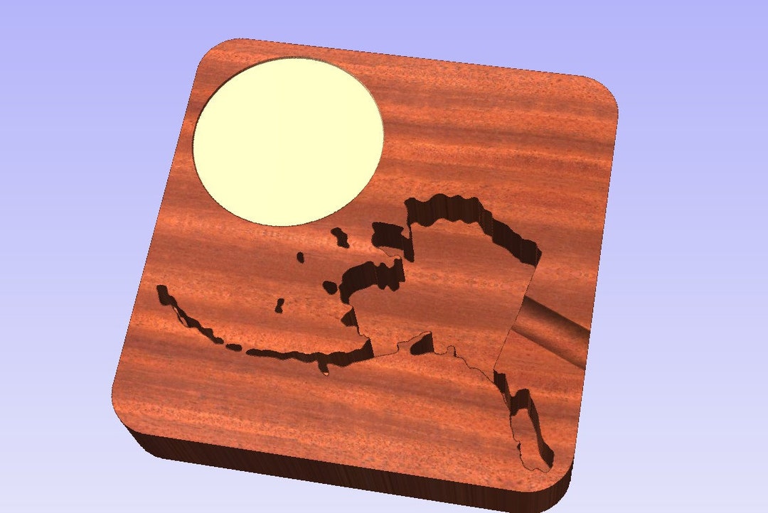 CNC Alaska Themed Cigar Ashtray - Etsy