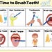 Boy Teeth Brushing Visual Aid L I Autism I ADHDI Executive Functioning ...