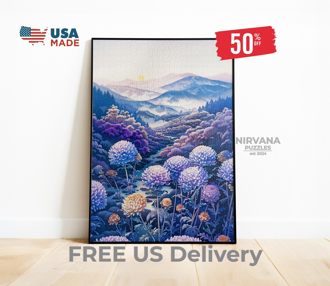 Calming Landscape 1000 Piece Jigsaw Puzzle Adults A Peaceful Jigsaw ...