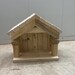 Handcrafted Rustic Wooden Manger - Small Size Nativity Stable for ...