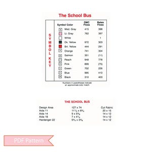 Charlie Brown Peanuts Vintage School Bus Cross Stitch Peanuts Snoopy ...