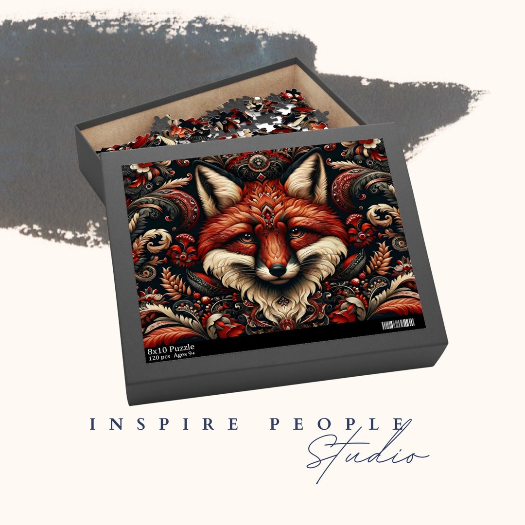 Red Fox Puzzles | Red Fox Lover Gifts | Red Fox Gifts | Puzzle Lovers ...