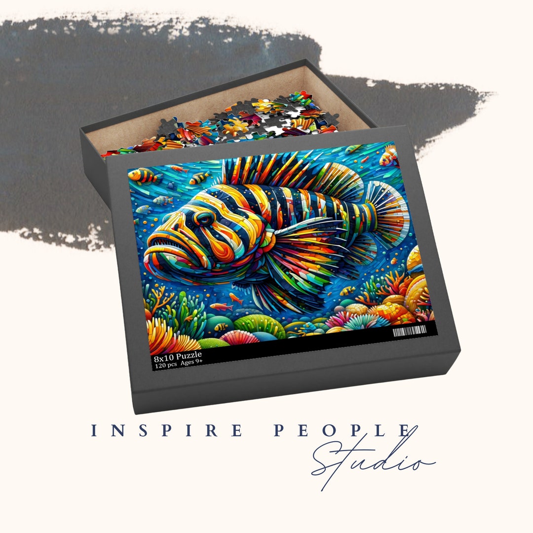 Goliath Tigerfish Puzzles | Goliath Tigerfish Lover Gifts | Puzzle ...