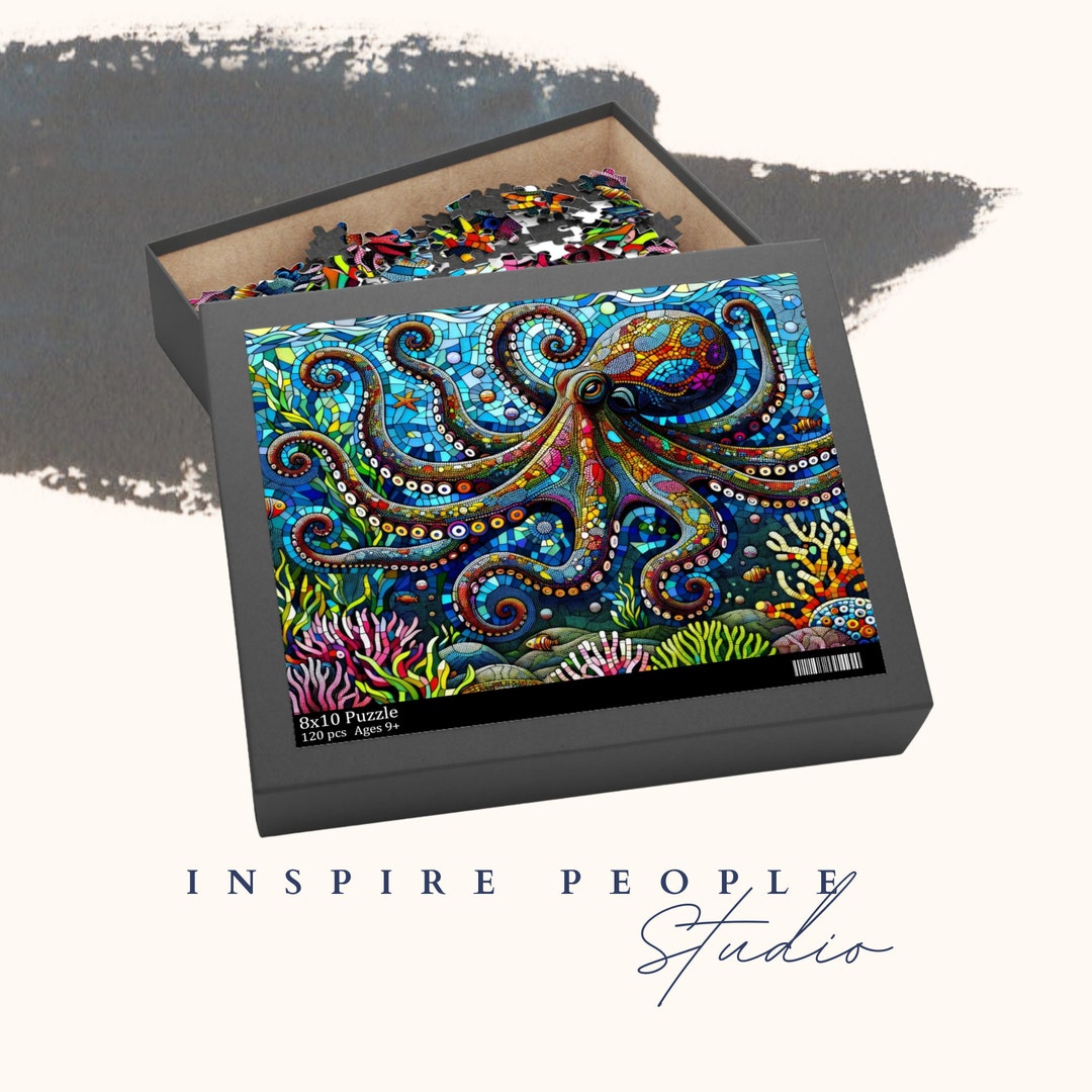 Octopus Puzzles | Octopus Lover Gifts | Octopus Gifts | Puzzle Lovers ...