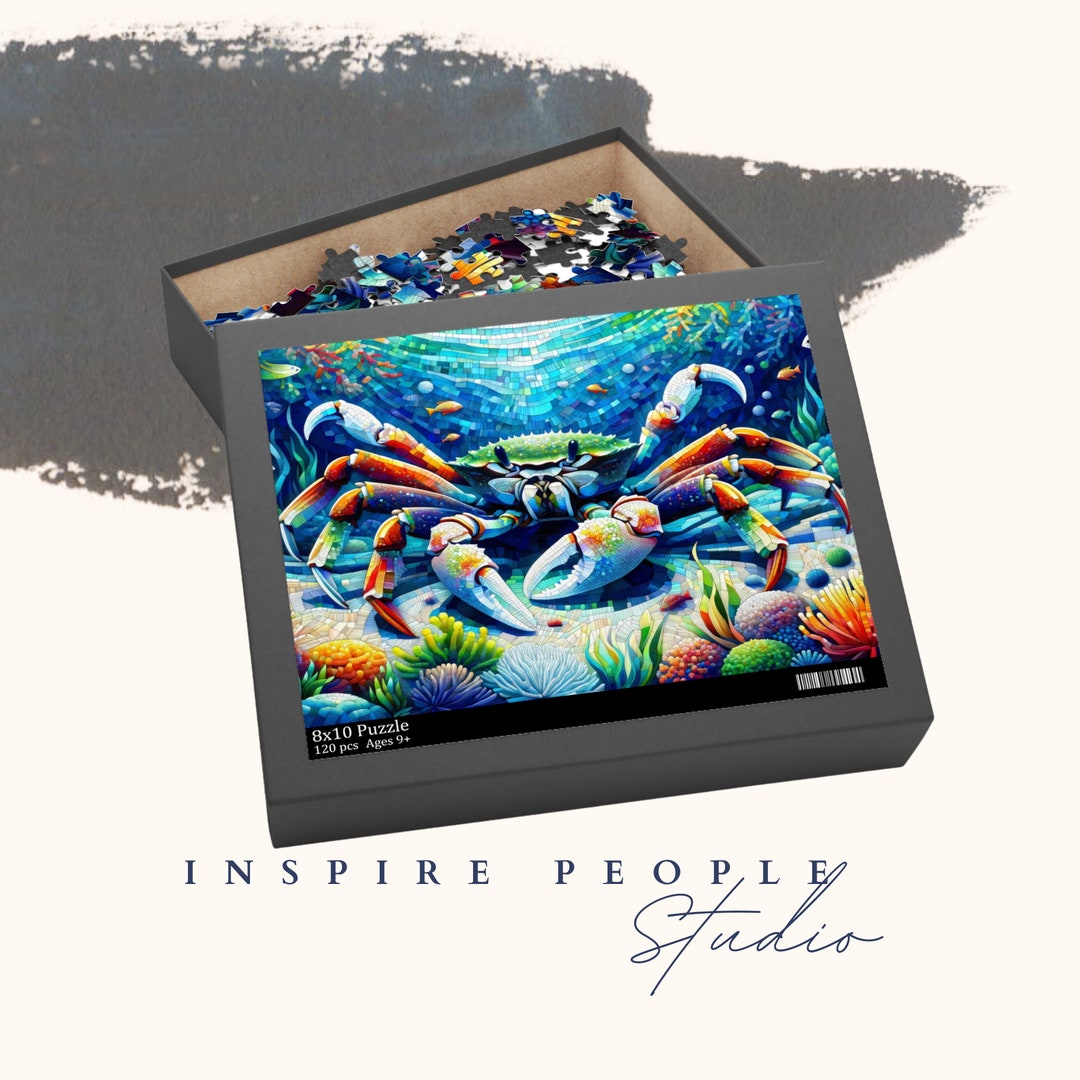 Crab Puzzles Crab Lover Gifts Crab Gifts Puzzle Lovers Gift Unique ...