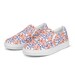 Slip on Canvas Blue Orange Floral Whimsical Boho Spring Summer Cute ...