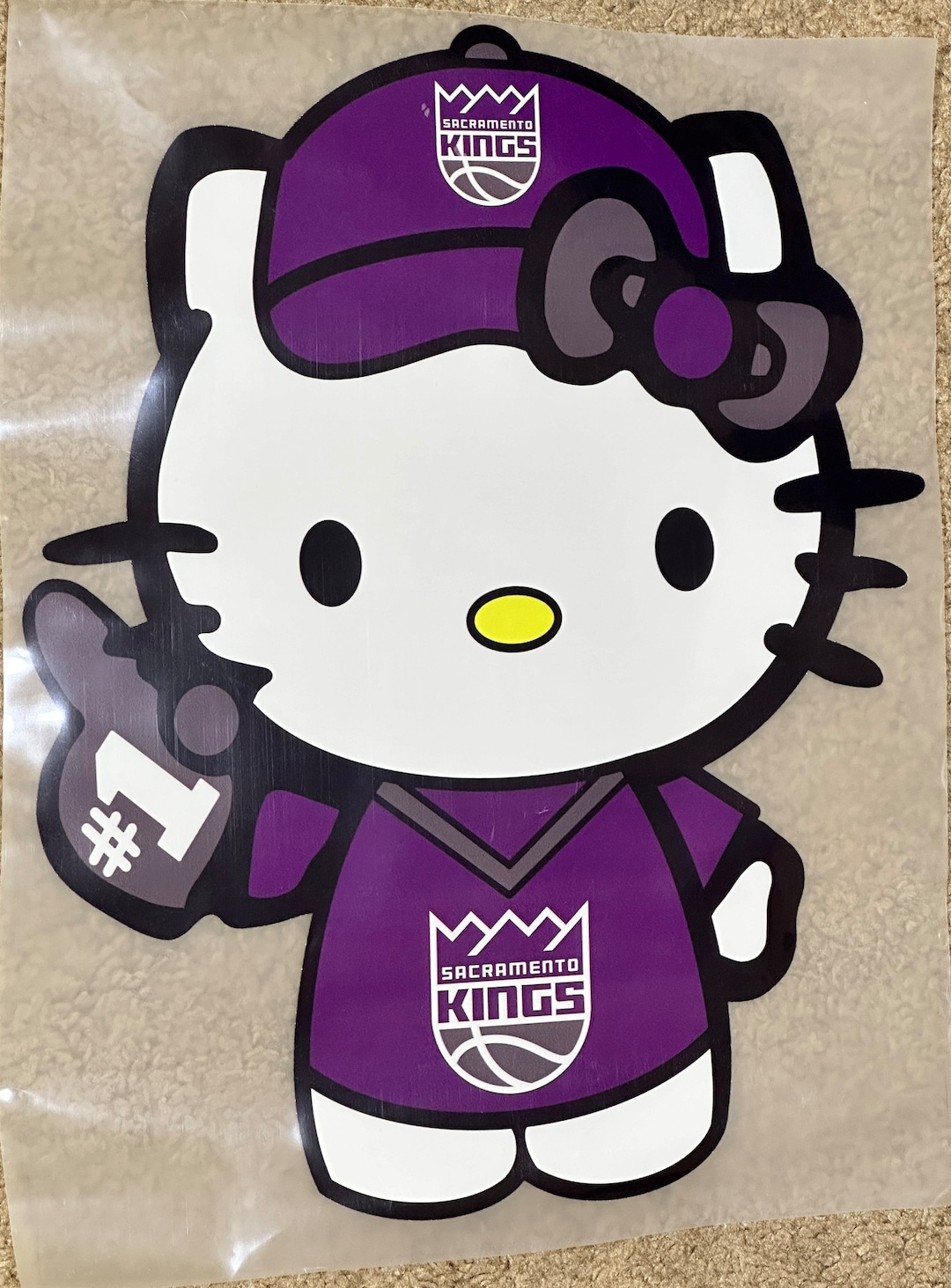 Basketball Hello Kitty DTF- Ready to Press - Etsy