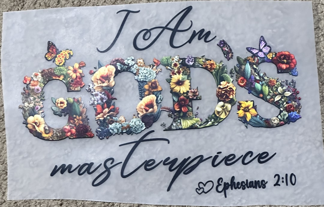 I Am Gods Masterpiece Eph 2:10 - Etsy