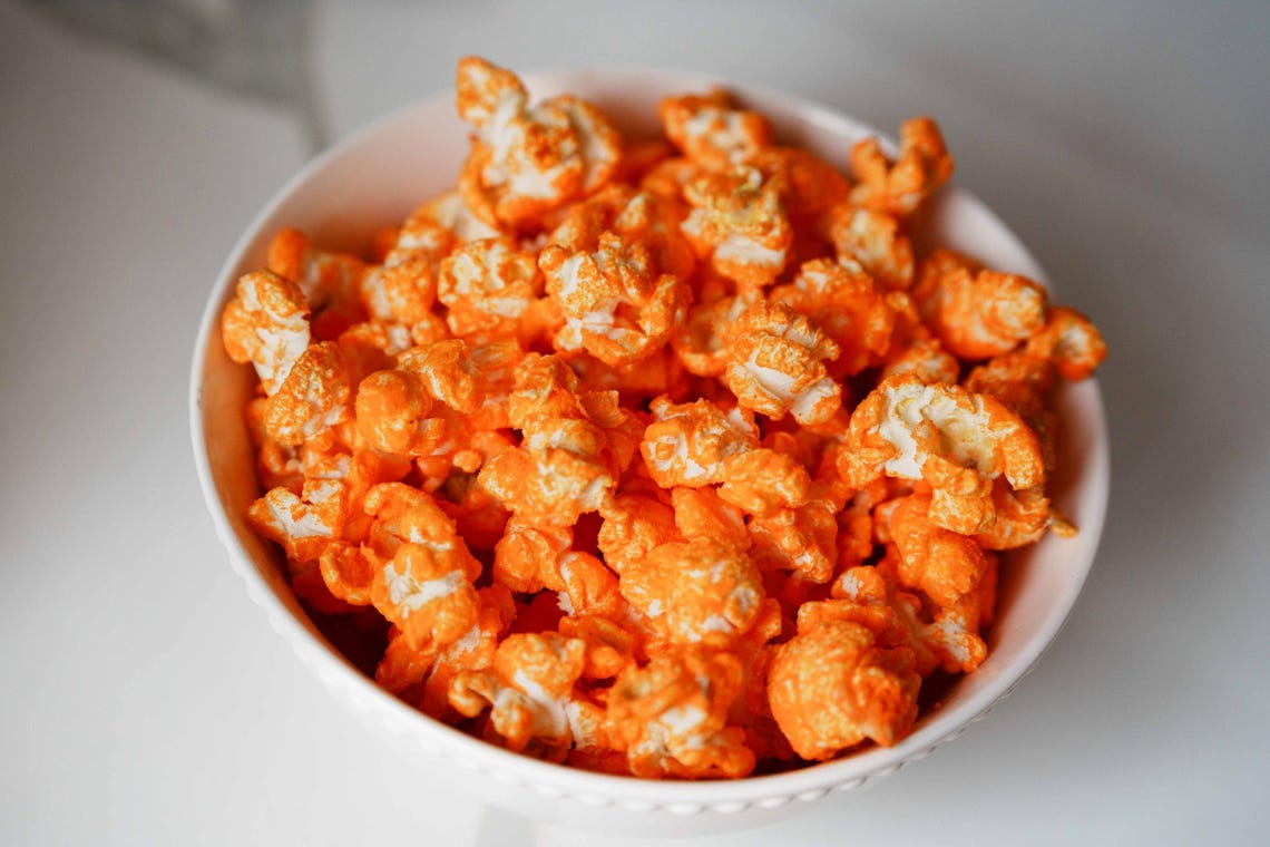 Cheddar Cheese Popcorn - Etsy