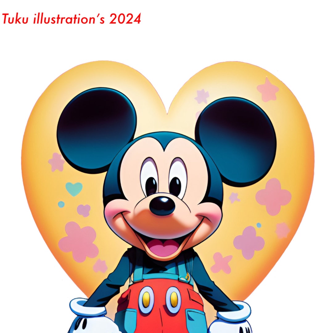 Mickey Mouse Heart Transparent Png Clipart and Design - Etsy