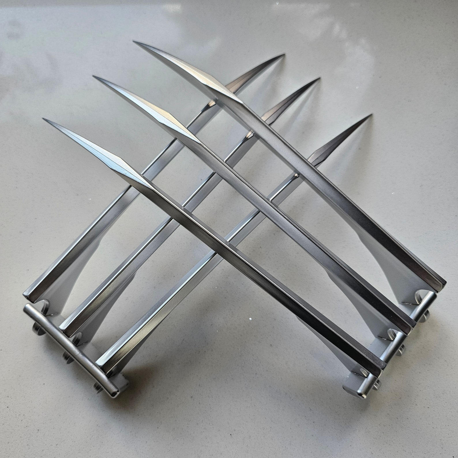 Cosplay Claws Costume Plastic Freddy Wolverine Comic Con Hand Silver - Etsy