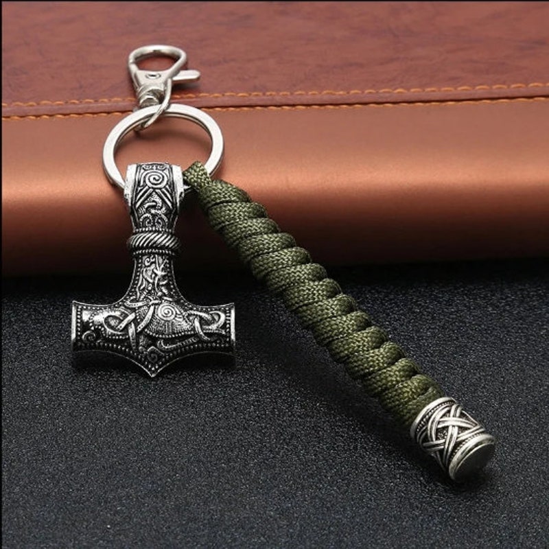 Norse Paracord Keychain - Etsy
