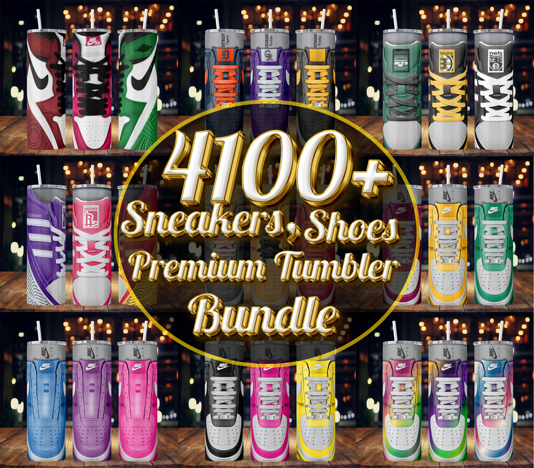 4100+ Sneaker Tumbler ,kicks Tumbler Wrap, 20 Oz Skinny Tumbler ...