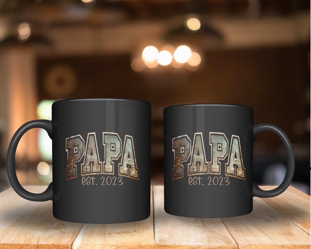 Papa Coffee Mug Personalized, Fathers Day Gift, Papa Gift From Kids ...