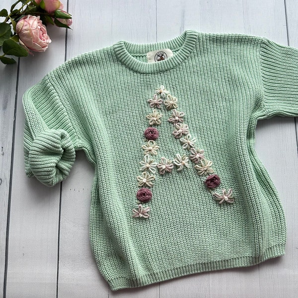 Knitted Baby Jumper - Etsy