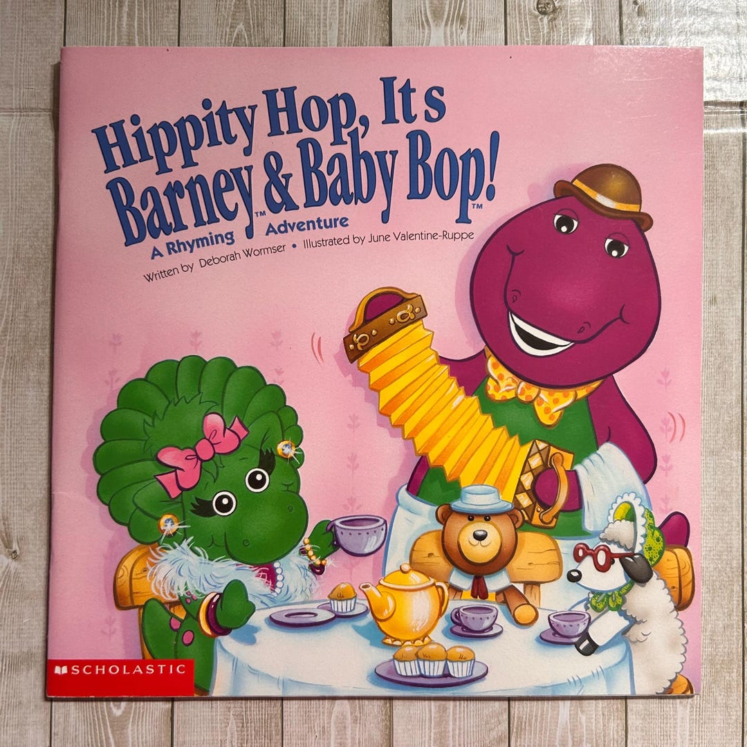 Barney Hippity Hop, It's Baby Bop! by Deborah Wormser - Like New! - Etsy