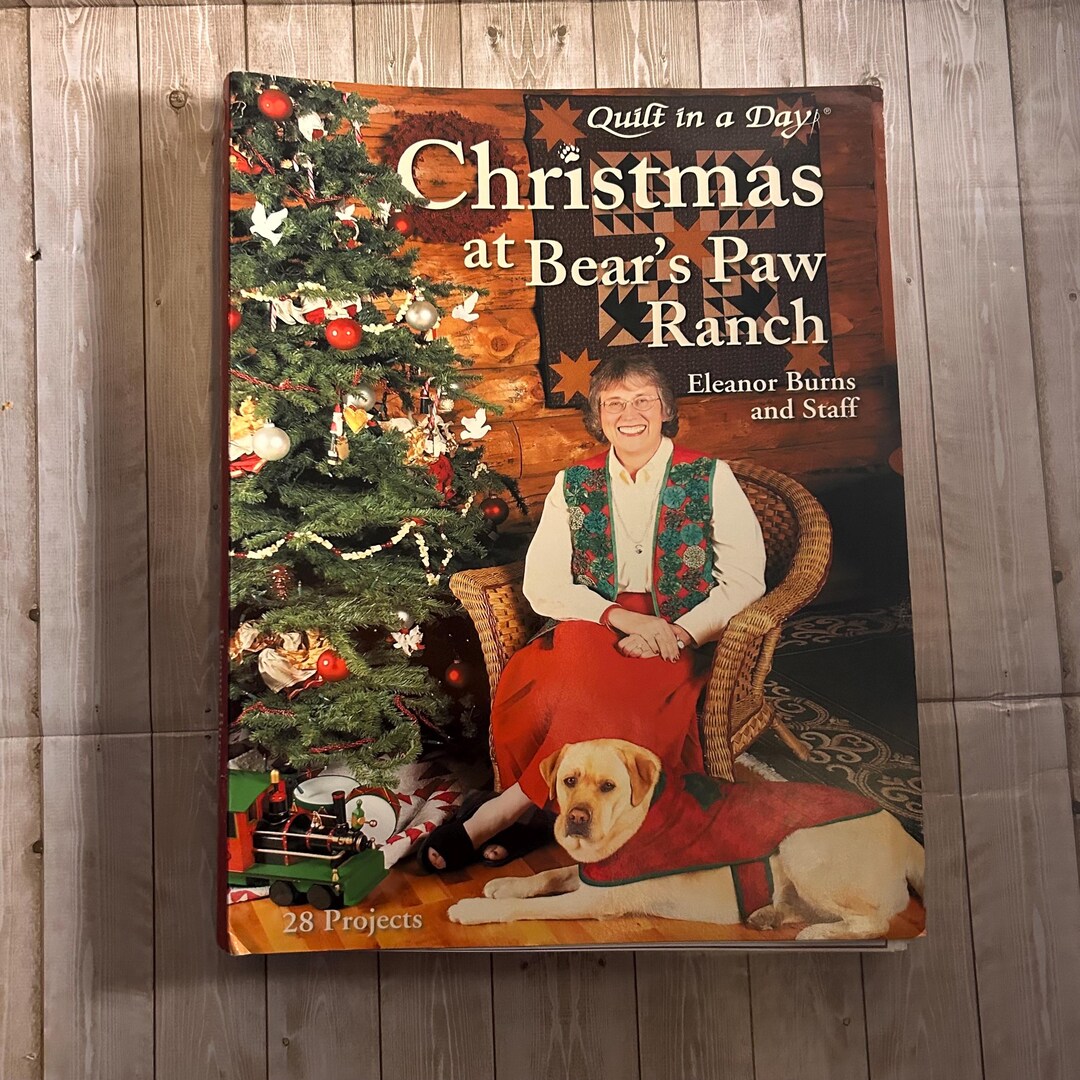 Christmas at the Bear's Paw Ranch by Eleanor Burns (2004, Spiral) - Etsy