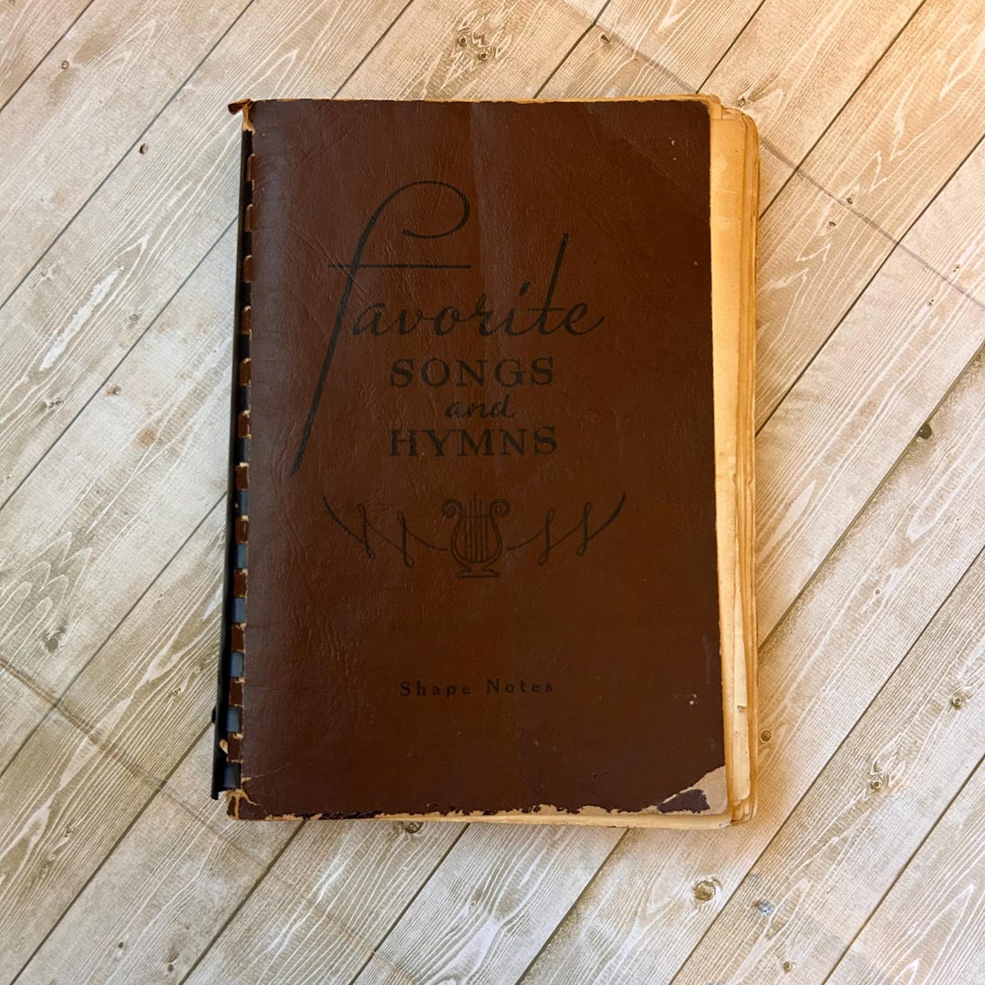 1967 Favorite Hymns/songs: Shape Notes - Etsy