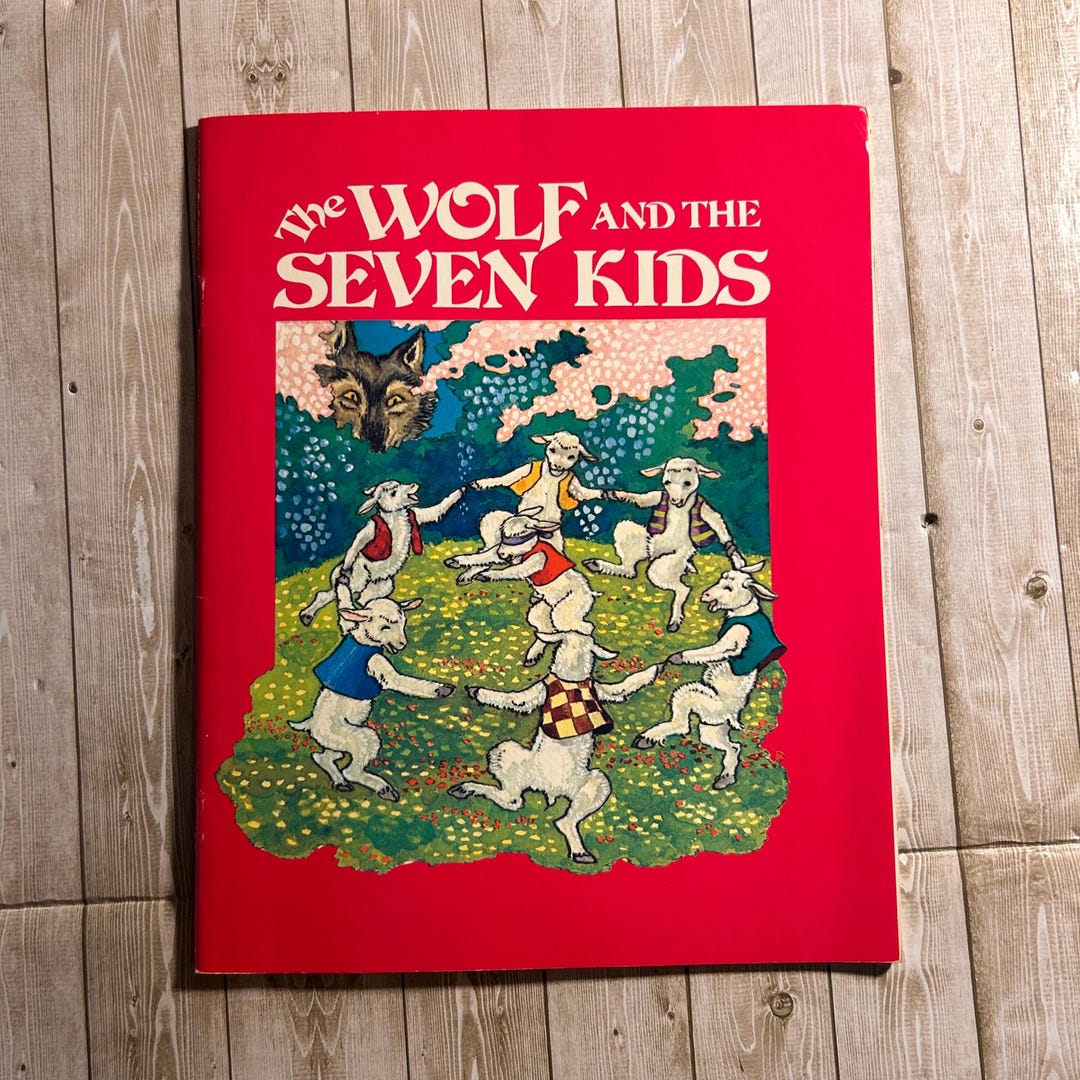 The Wolf and the Seven Kids by Brothers Grimm. Troll Associates 1979 - Etsy