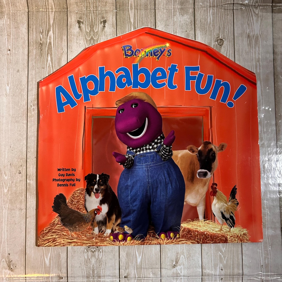 Barney's Alphabet Fun!1998 Paperback - Etsy