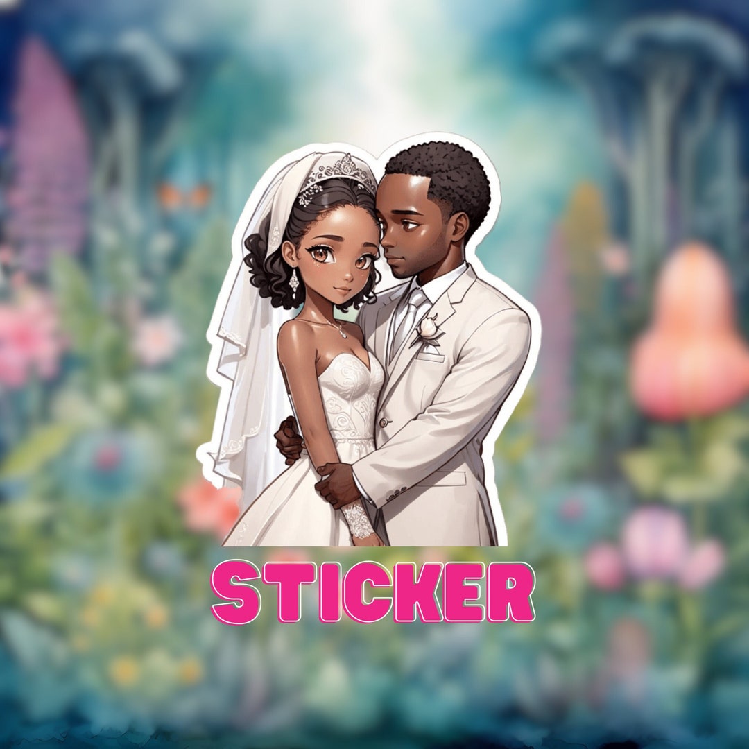 Wedding Stickers for Scrapbooking Wedding Cartoon Sticker for Wedding ...