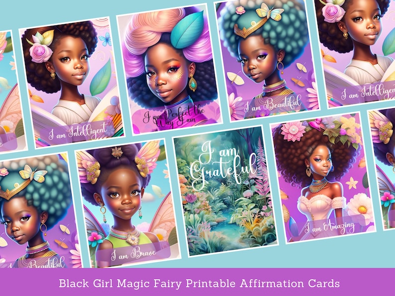 Fairy Affirmation Cards Printable Downloadable Enchanted Royal Fairies ...