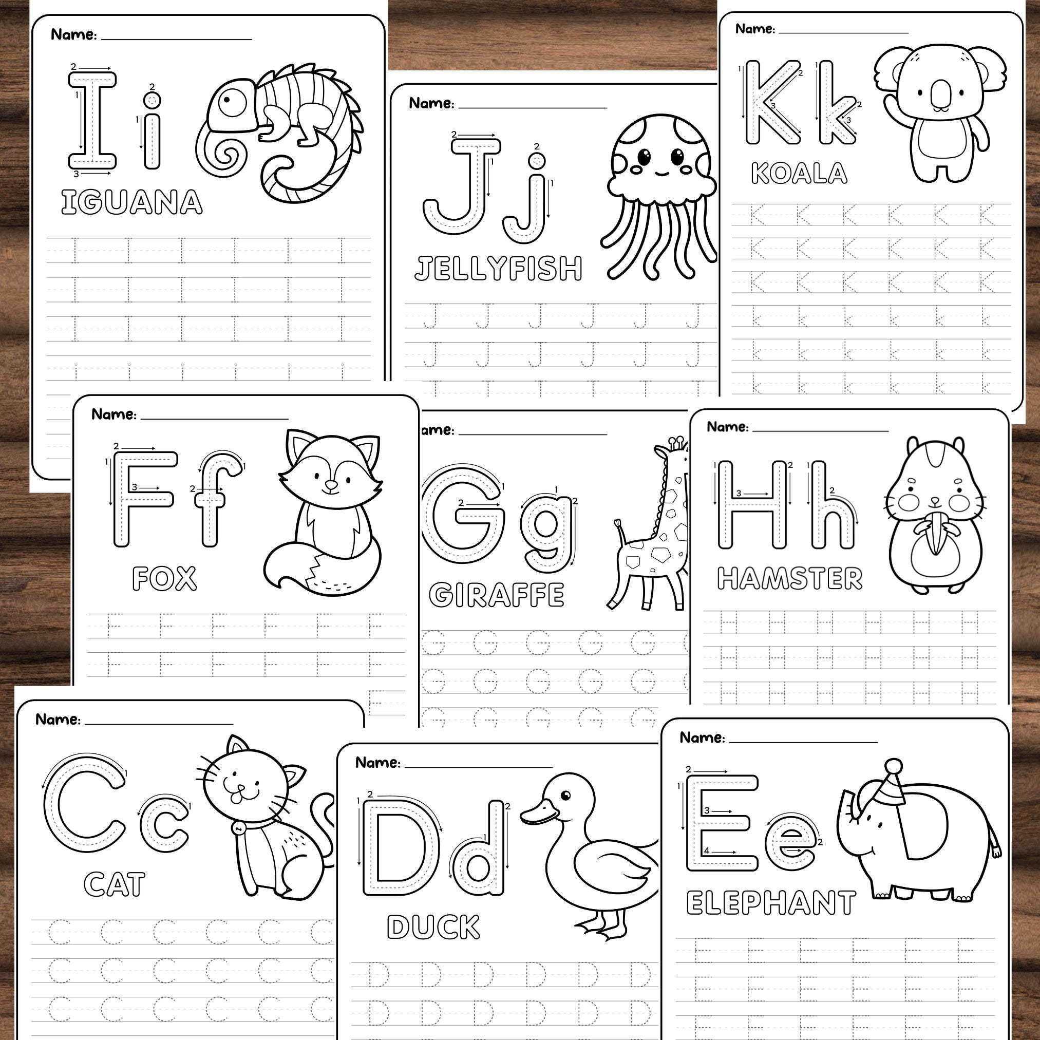 26 Printable Phonics Tracing Worksheets | Preschool & Kindergarten ...