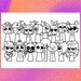 Sprunki Coloring Page: OC Vs Retake - A4 (1 PNG & 1 PDF Digital ...