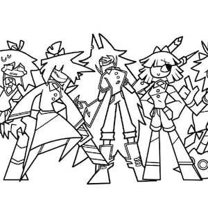 Fundamental Paper Education Miss Circle Coloring Page 1 PNG and 1 PDF ...