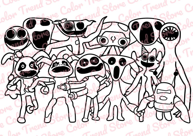 Shelter of Sursur Coloring Page 1 PNG and 1 PDF A4 Size / Digital ...