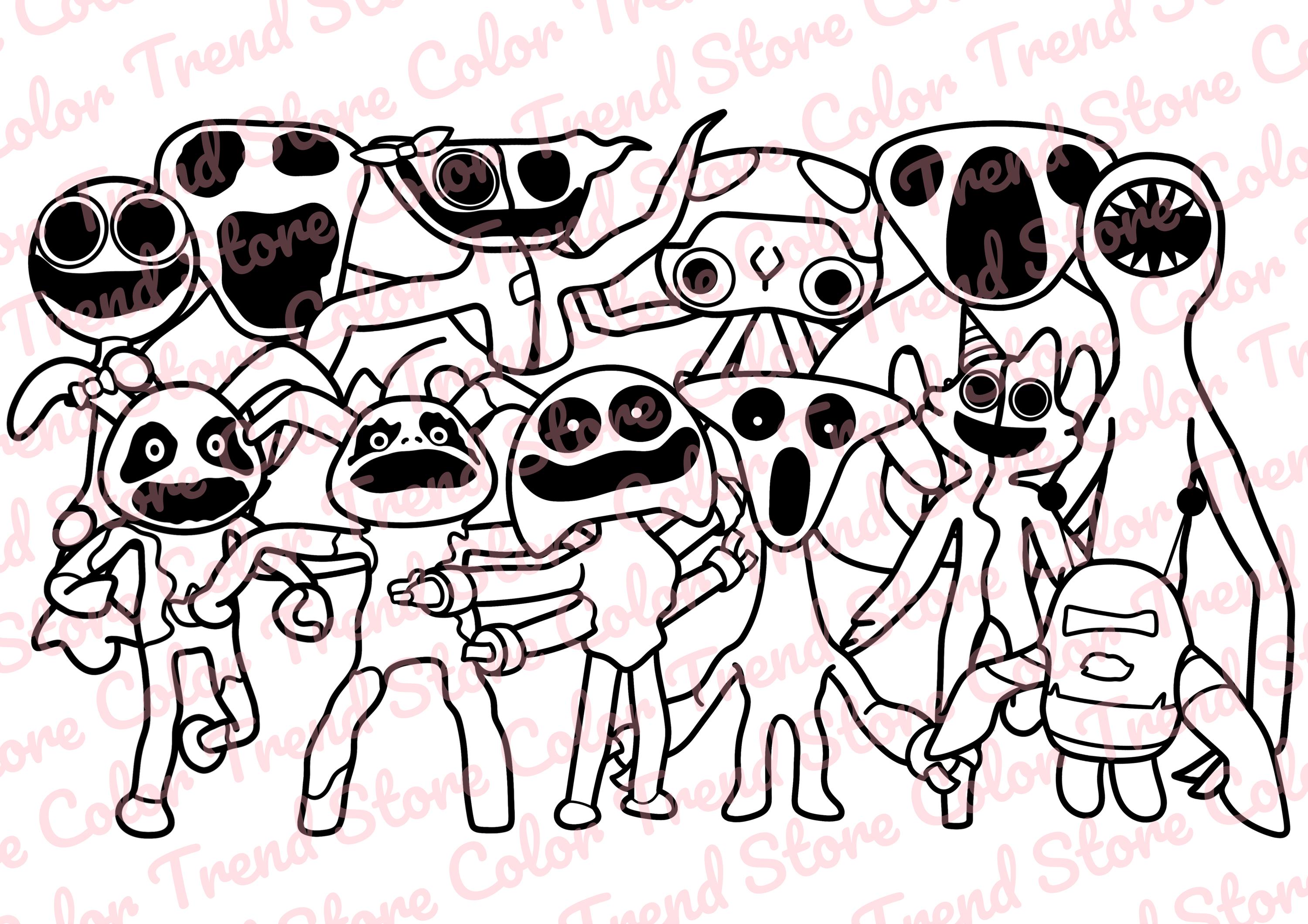 Shelter of Sursur Coloring Page 1 PNG and 1 PDF A4 Size / Digital ...