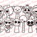 Sprunki Retake Coloring Page 1 PNG and 1 PDF A4 Size for Personal Use ...