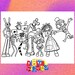 The Amazing Digital Circus Coloring Page 1 PNG and 1 PDF A4 Size for ...