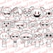 Sprunki OC Coloring Page 1 PNG and 1 PDF A4 Size / Digital Download - Etsy