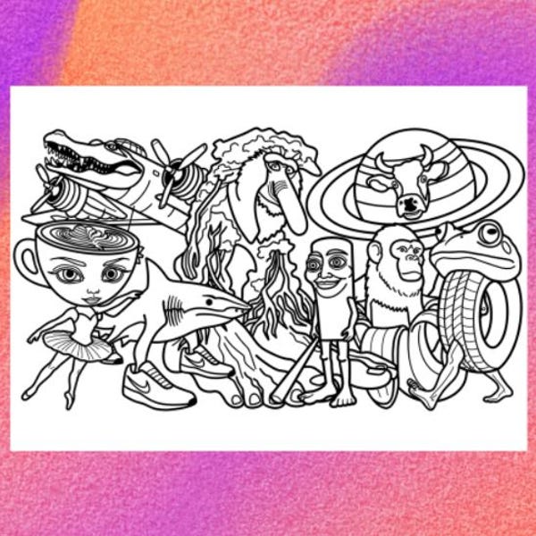 Italian Brainrot Coloring Page - Etsy