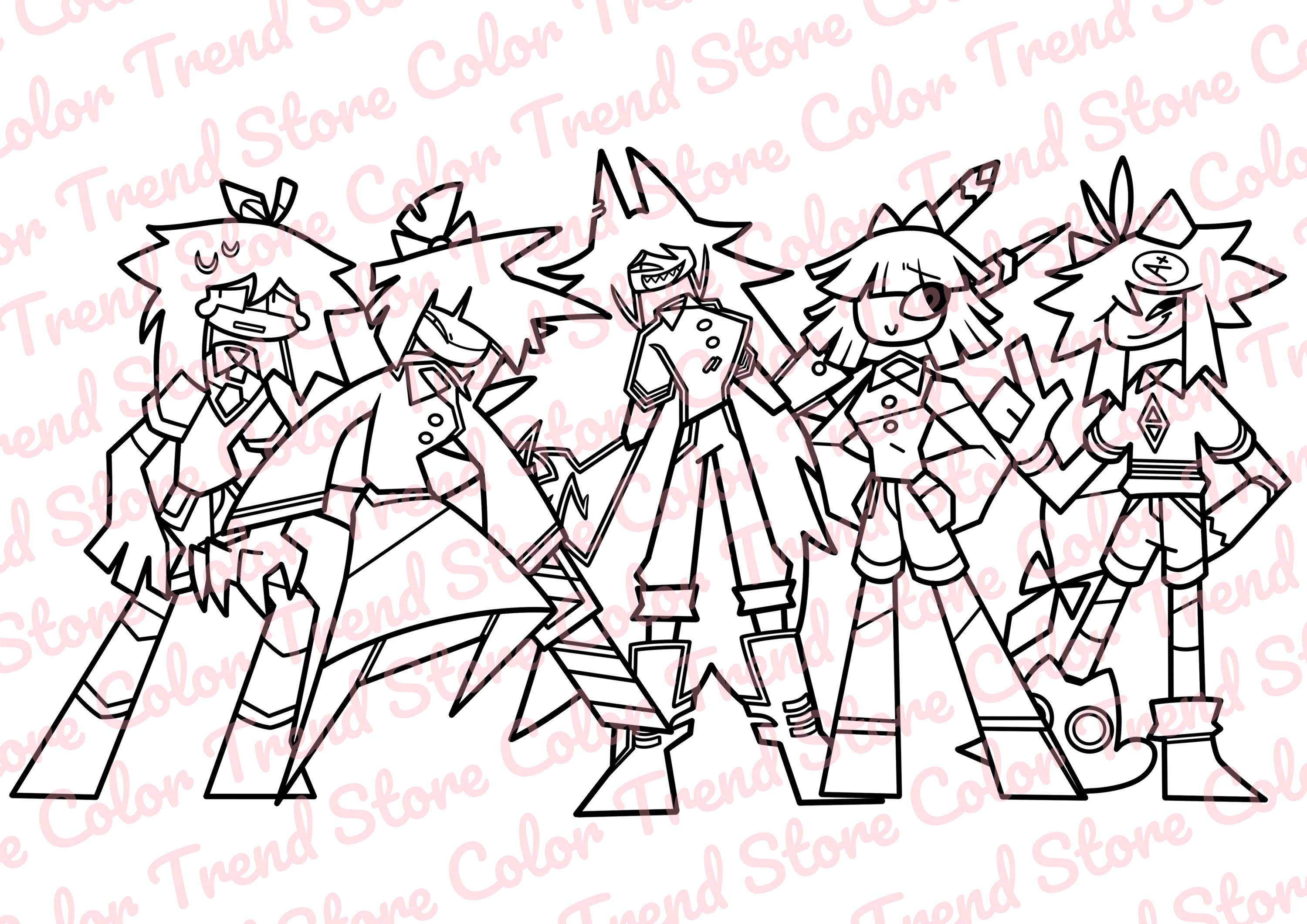 Fundamental Paper Coloring Page 1 PNG and 1 PDF A4 Size for Personal ...