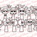 Sprunki OC Coloring Page 1 PNG and 1 PDF A4 Size / Digital Download - Etsy