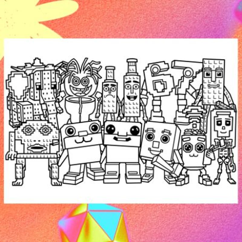 Steal a Brainrot Meowl Coloring Sheet - Etsy Canada