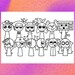 Sprunki OC Coloring Page 1 PNG and 1 PDF A4 Size / Digital Download - Etsy