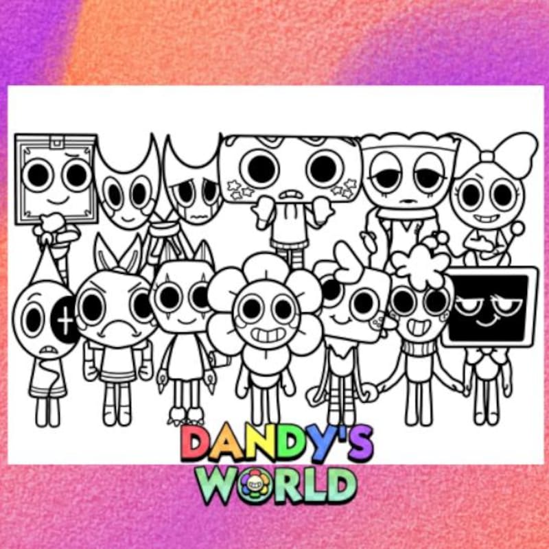 Dandy World Sticker - Etsy