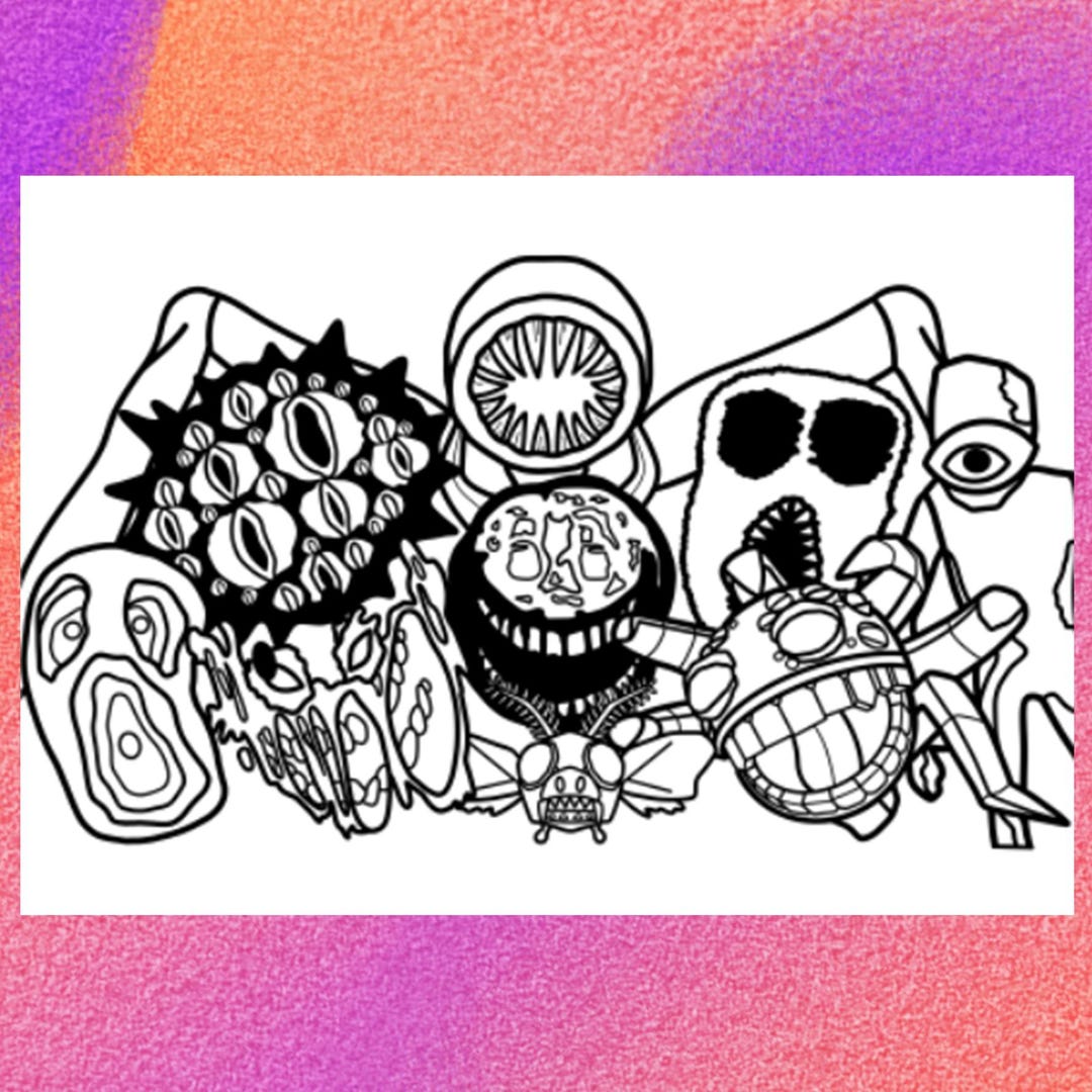 Door Coloring Page 1 PNG and 1 PDF A4 Size / Digital Download - Etsy