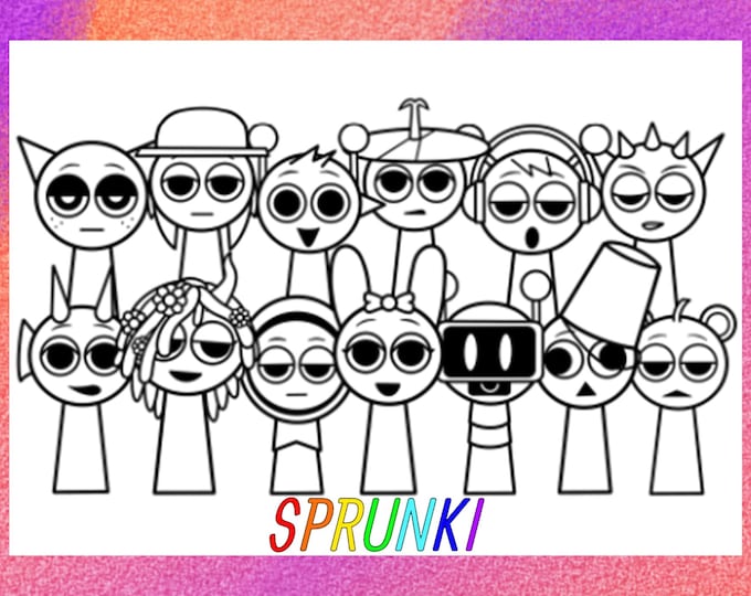 Coloring Page 1 PNG and 1 PDF A4 Size for Personal Use Only - Etsy