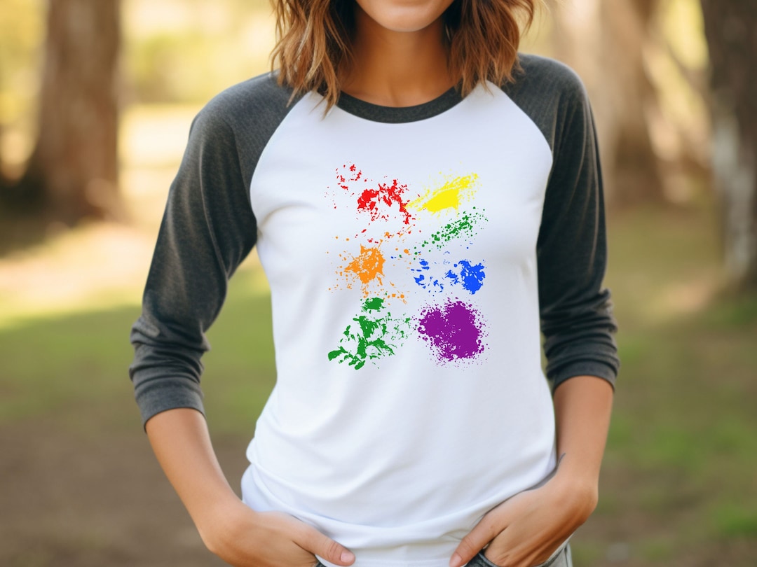 Subtle Pride Rainbow Baseball Jersey, Queer Shirt Pride Month Tee ...