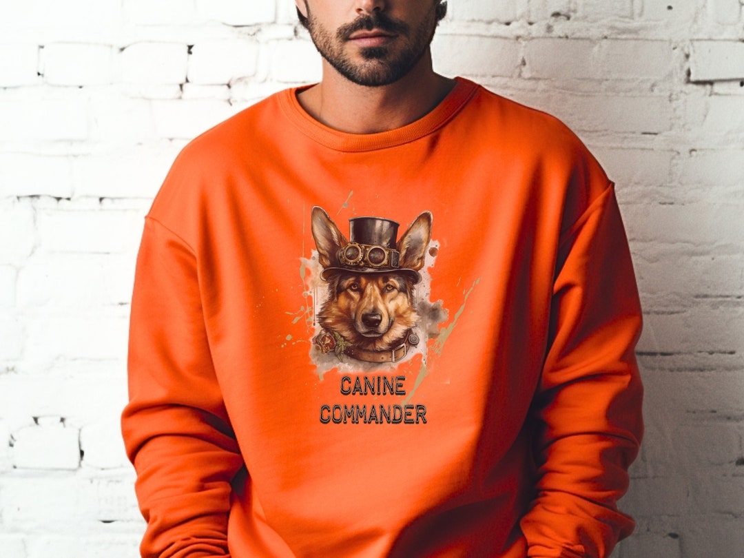 German Shepherd Steampunk Commander Sweatshirt, Unique Gift Science ...
